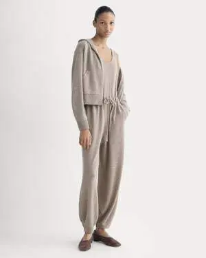 Everlane Cashmere Lounge Jumpsuit - Oatmeal