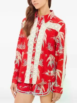 The Upside Palma Colla Printed Shirt