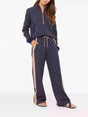 The Upside Ezra Patterned Flared Trousers