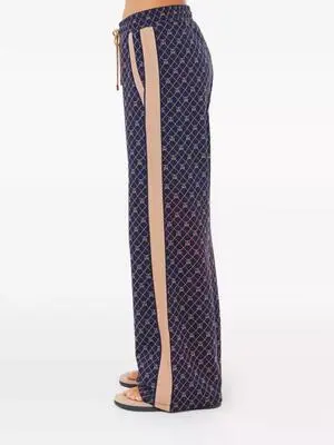 The Upside Ezra Patterned Flared Trousers