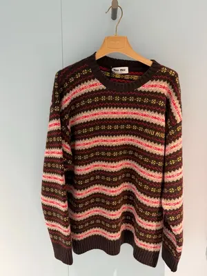 Miu Miu Fair Isle Knit