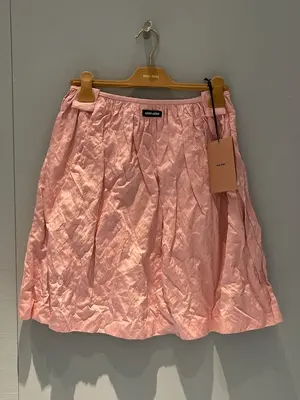 Miu Miu Crinkle Skirt