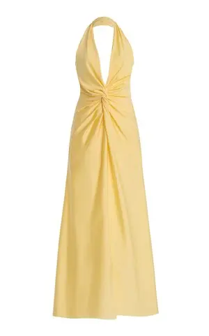 ANDRES OTALORA Mendra Maxi Halter Dress