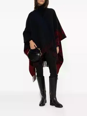 Burberry Fringed Cape