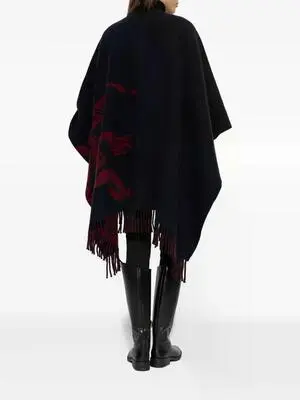 Burberry Fringed Cape