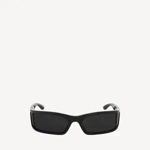 Women's Curved Rectangular Colorblock Sunglasses