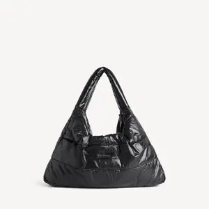 Balenciaga Puffer Hobo Bag Medium - Black