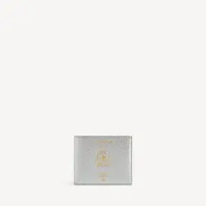 Balenciaga Passport Square Folded Wallet - Silver