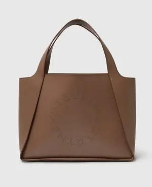 Stella McCartney Logo Studded Tote
