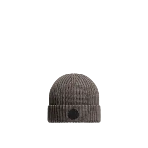 Moncler Cotton Beanie - Brown