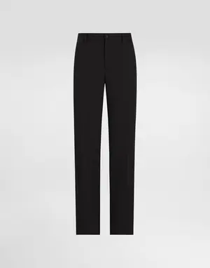 Dolce & Gabbana Technical Gabardine Tuxedo Pants