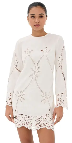 Women's Lace Accent Long Sleeve Tops