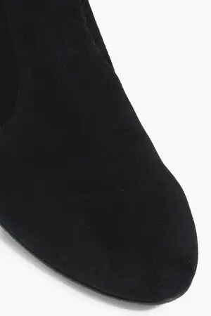 STUART WEITZMAN Yuliana Suede Over-the-knee Boots - Black