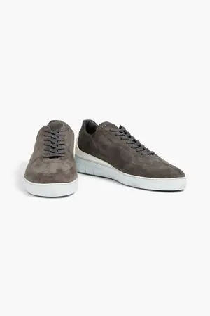 Dunhill Radial Spoiler Nubuck Sneakers
