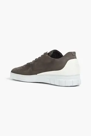 Dunhill Radial Spoiler Nubuck Sneakers