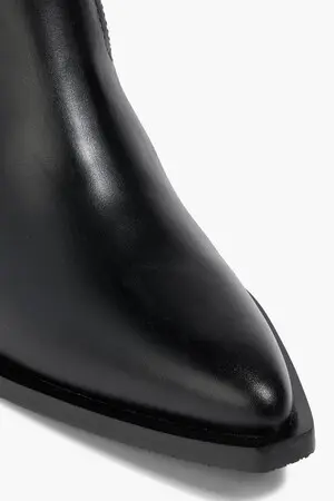 STUART WEITZMAN Tate Leather Ankle Boots