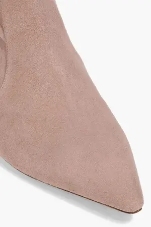 STUART WEITZMAN Naomi 50 Suede Ankle Boots - Blush