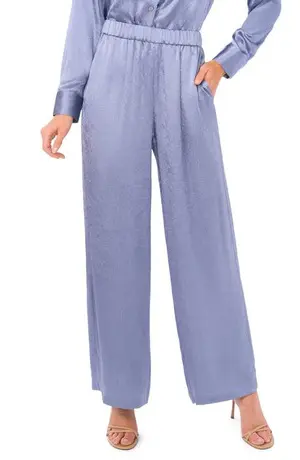 Halogen Elastic Waist Wide Leg Trousers