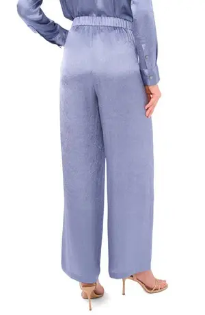 Halogen Elastic Waist Wide Leg Trousers
