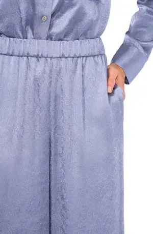 Halogen Elastic Waist Wide Leg Trousers