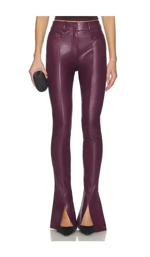 Norma Kamali Spat Jeans - Plum