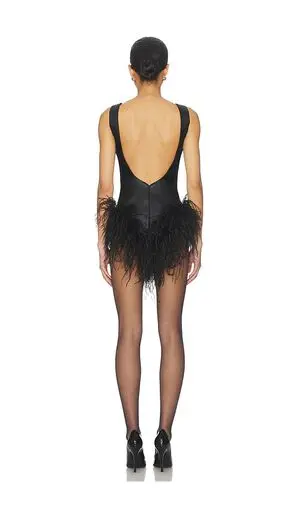 THE DOLLS HOUSE Kenya Romper Black - Leather