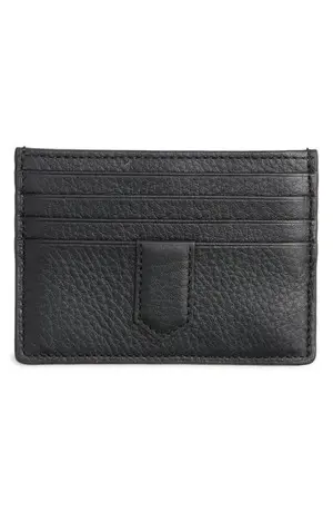Canali Tumbled Calfskin Card Holder