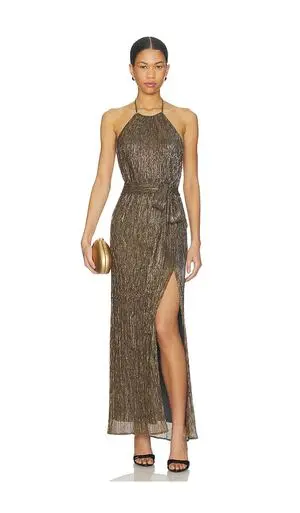 Nbd Celine Metallic Gown