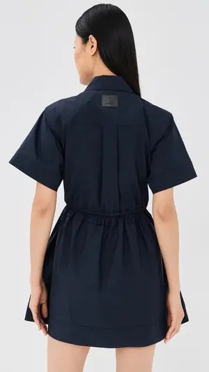 Simkhai Dawson Shirt Dress - Dark Midnight