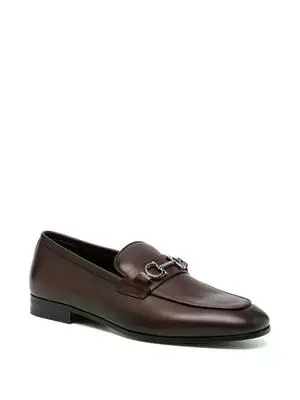 FERRAGAMO Gancini Leather Loafers