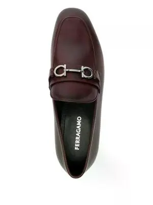 FERRAGAMO Gancini Leather Loafers