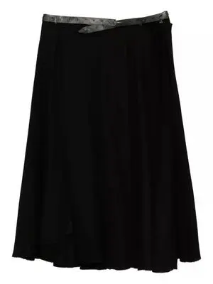 MA+ A-line Skirt With Belt