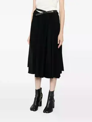 MA+ A-line Skirt With Belt
