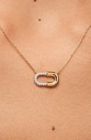 ANA LUISA Link Necklace With Cubic Zirconia