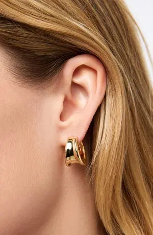 ANA LUISA Wade Medium Hoop Earrings