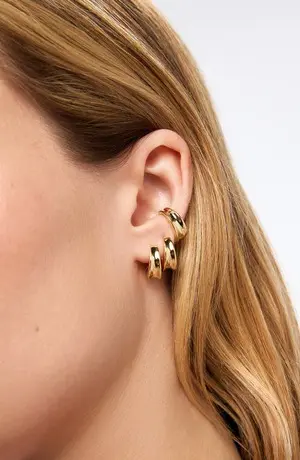 ANA LUISA Wade Mini Hoop Earrings