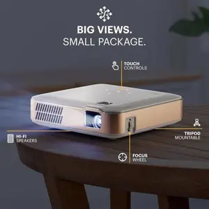 KODAK Luma 400 Smart Projector, Hd Portable Pico Projector With Remote