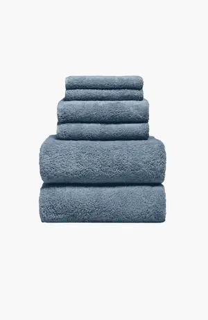 ITALIC Ultraplush Australian Cotton Standard 6-piece Towel Set Glacier