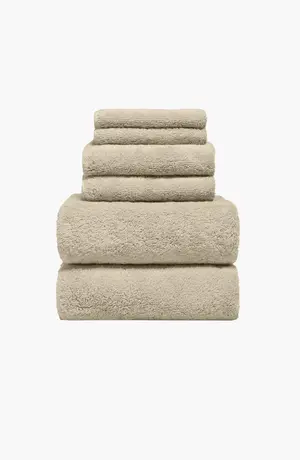 ITALIC Ultraplush Australian Cotton Standard 6-piece Towel Set - Sand