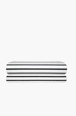 ITALIC Ultraplush Australian Cotton Bath Towels - Dusk/white