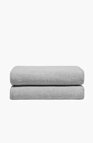 ITALIC Ultraplush Australian Cotton Bath Towels - Light Gray