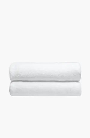 ITALIC Ultraplush Australian Cotton Bath Towels - White