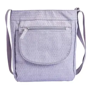 HAIKU Jaunt Rfid Blocking Crossbody - Stone Gray