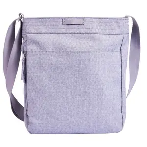 HAIKU Jaunt Rfid Blocking Crossbody - Stone Gray