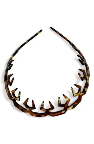 FICCARE Crown Headband - Dotted Tortoise
