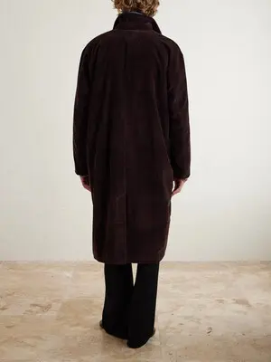 THE ELDER STATESMAN Cotton-corduroy Overcoat