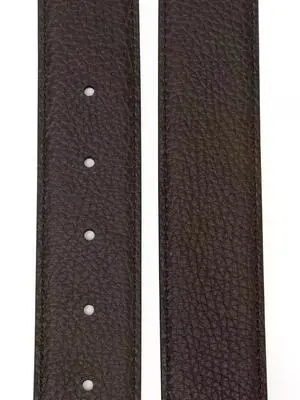 FERRAGAMO Reversible Leather Belt - Black