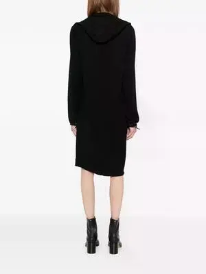 MA+ Long-sleeved Draped Dress