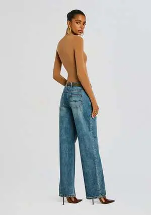 Commando Ballet Turtleneck Bodysuit - Cocoa