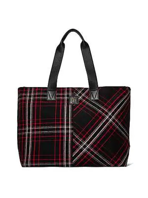 Victoria's Secret Plaid Tote Bag